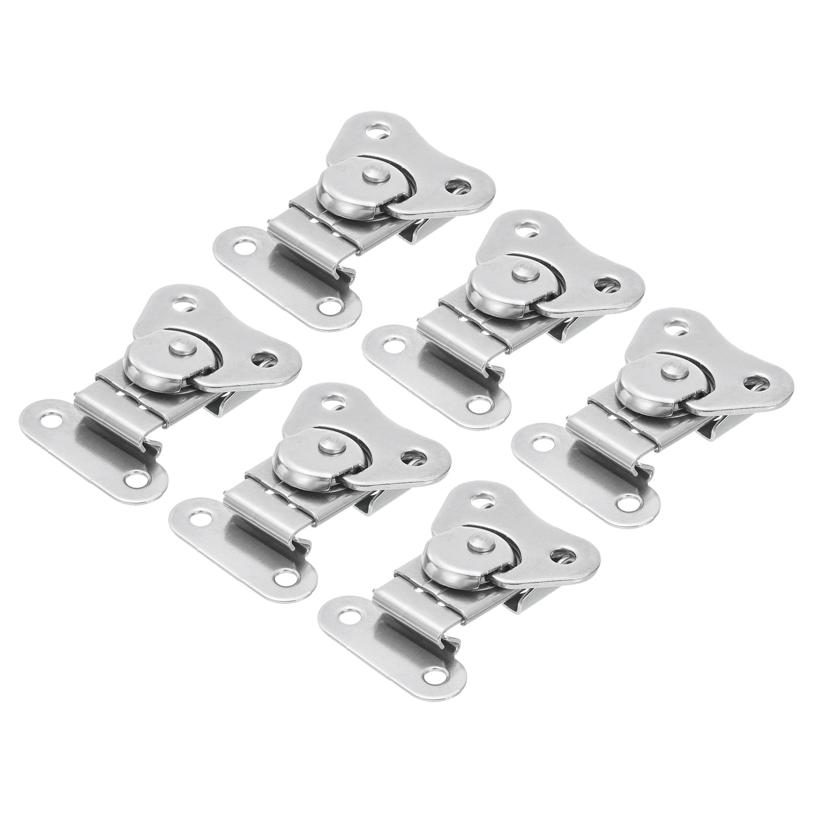 Uxcell 6Pcs Butterfly Twist Latch, 2 Inch Stainless Steel Spring Loaded ...
