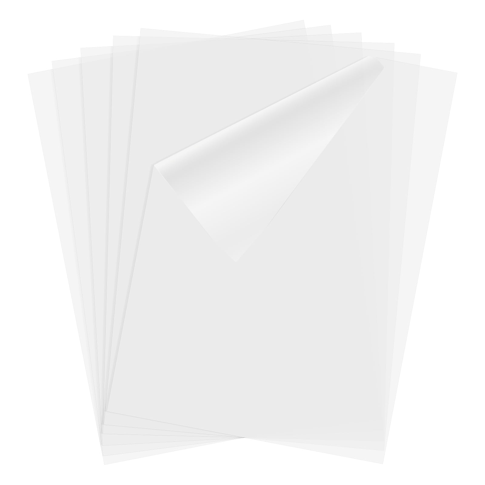 Uxcell 6Pcs Clear Acetate Sheets, 8.3x5.8inch 0.2mm Thick Heat ...