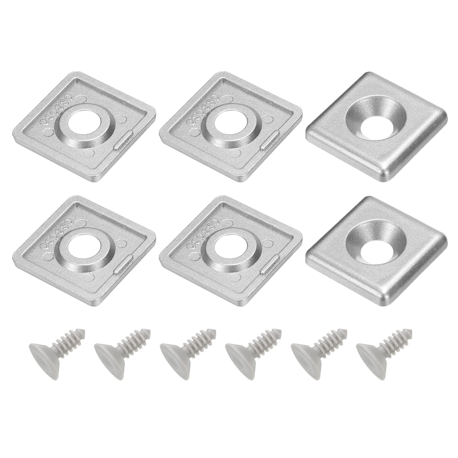 Uxcell 6Pcs EU Standard T-Slot 9mm Hole Dia Aluminum Extrusion End Cap ...