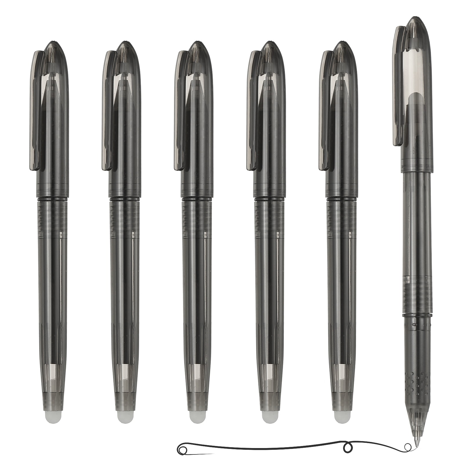 Uxcell 6Pcs Erasable Gel Pens, 0.5mm Fine Point Heat Erasable Marking ...