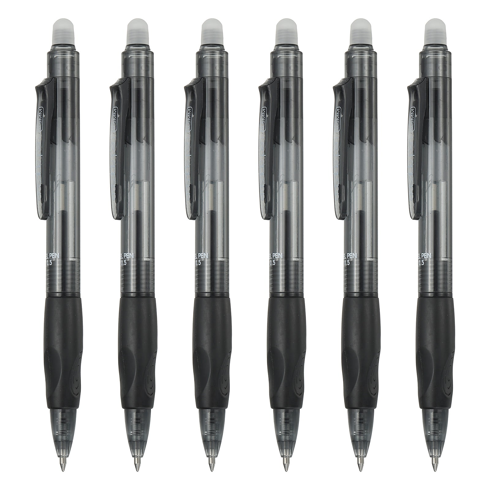 Uxcell 6Pcs Erasable Gel Pens, 0.5mm Retractable Fine Point Heat ...