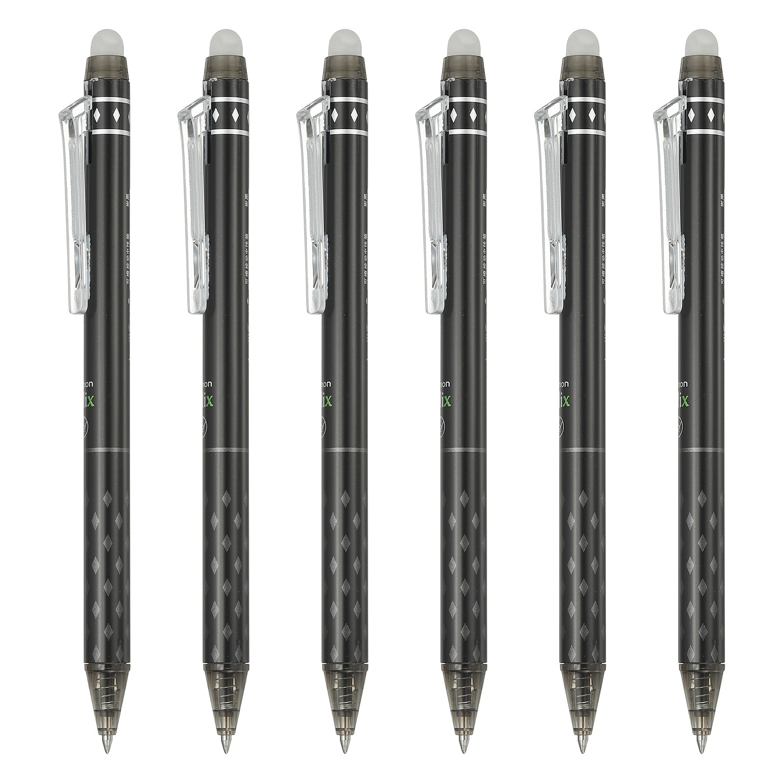 Uxcell 6Pcs Erasable Gel Pens, 0.5mm Retractable Fine Point Heat ...