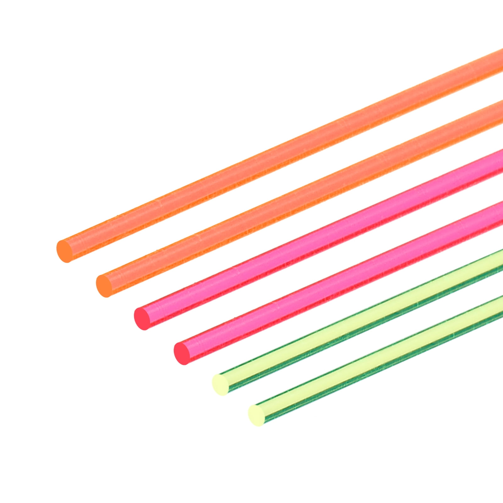 Uxcell 6Pcs Fiber Optic Sight Rods, 6 Inch 0.03 Inch OD PMMA Bows ...