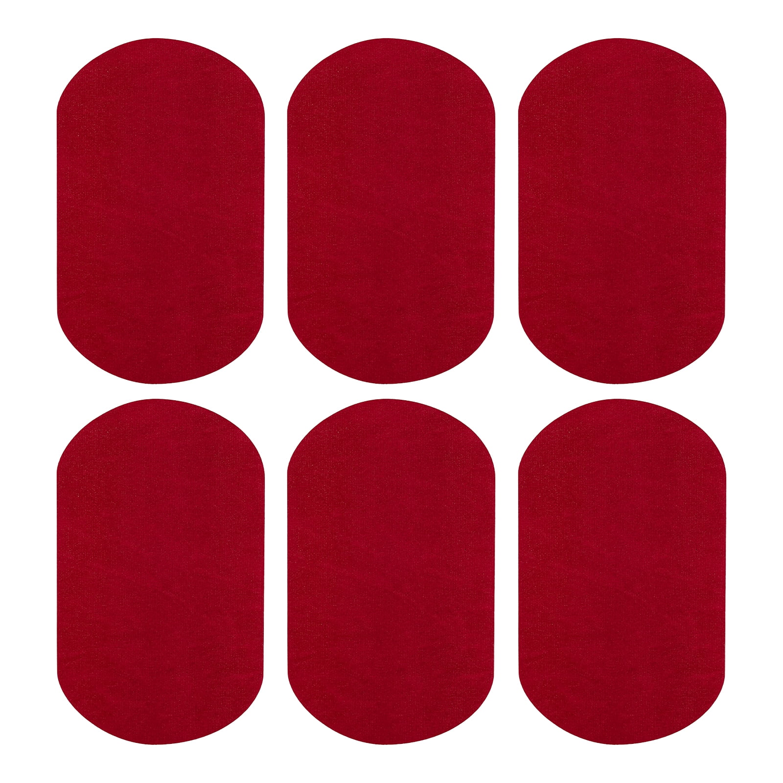 Uxcell 6Pcs Iron-on Patches, Elbow Knee Velvet Patches, Fabric Repair ...