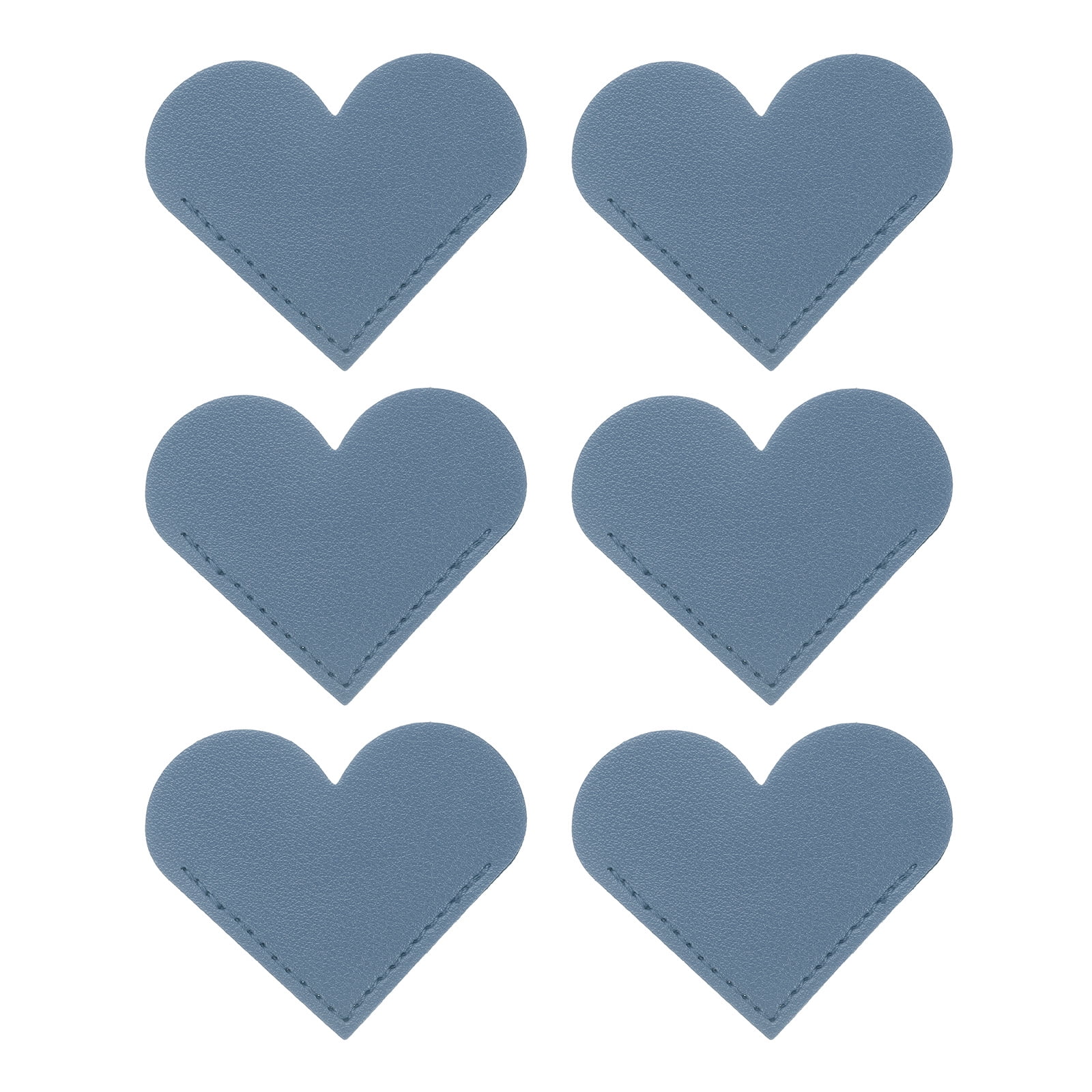 Uxcell 6Pcs Leather Heart Bookmarks, Corner Bookmarks Book Marks Page ...