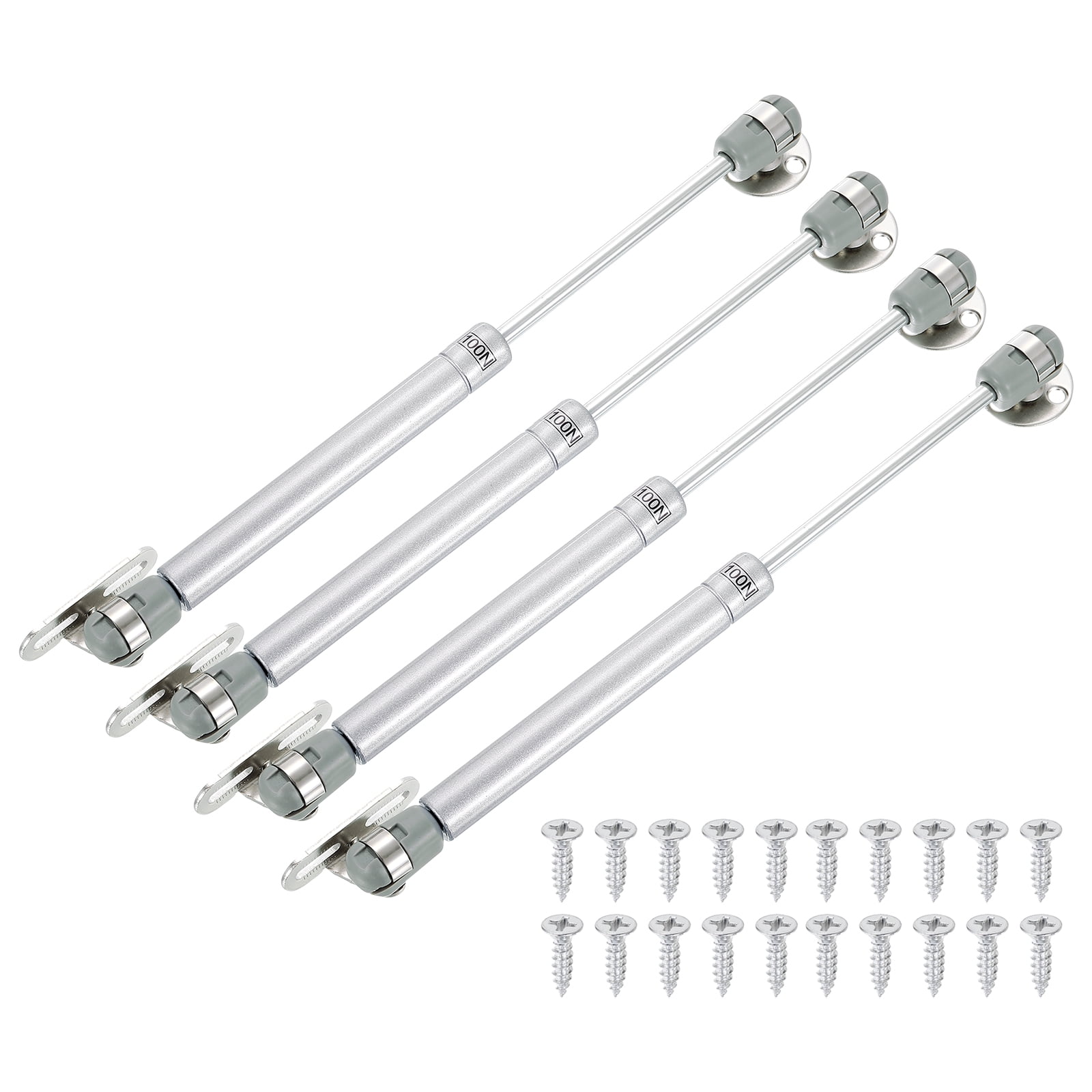 Uxcell 6Pcs Lid Support Hinge, 100N Gas Struts Lid Stay Hinges with ...