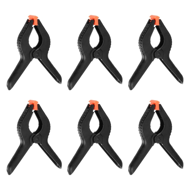 Uxcell 6Pcs Plastic Spring Clamps Heavy Clip 6" Professional Small ...