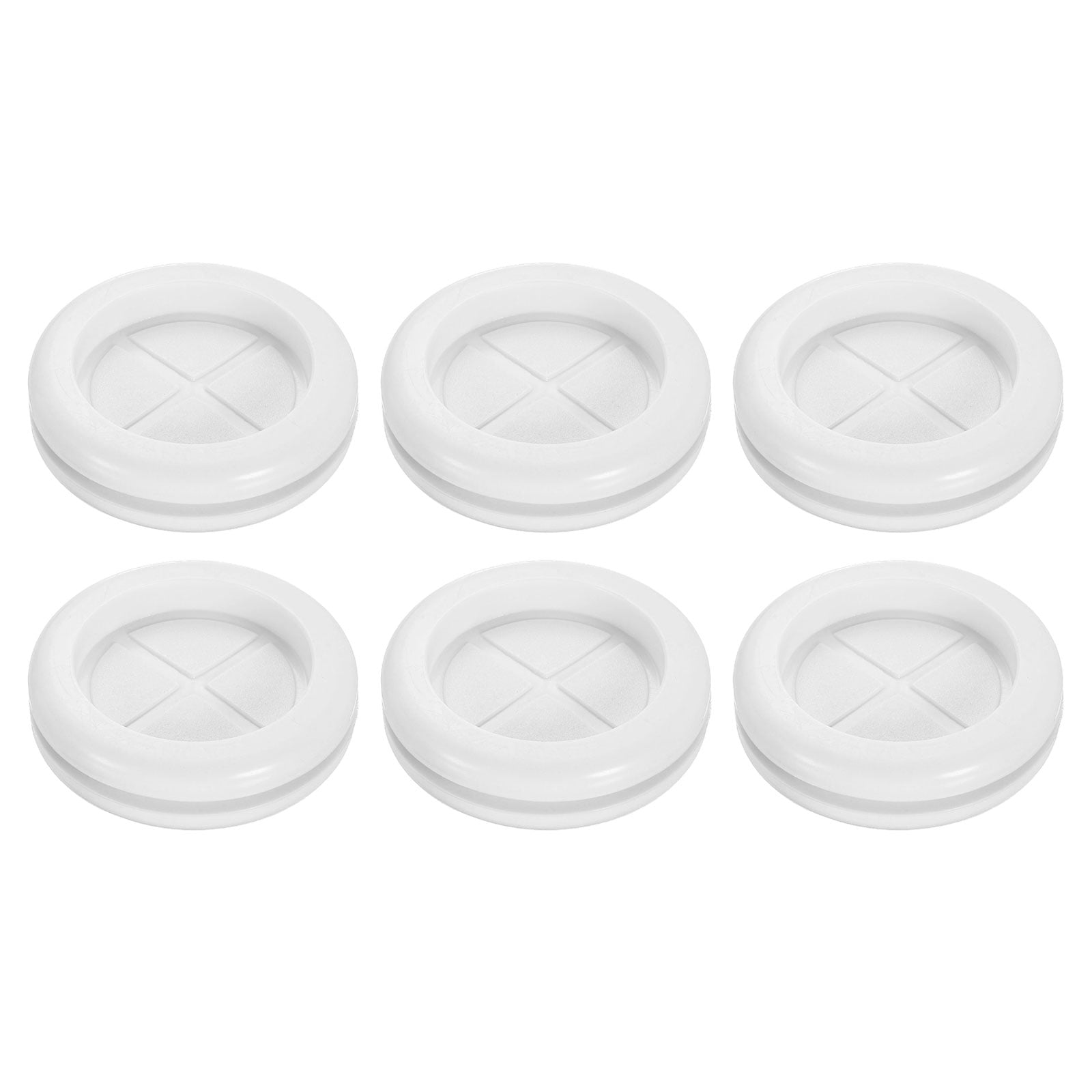 Uxcell 6Pcs Rubber Grommets 1-5/8" (42mm) Drill Hole, 1-3/8" (35mm) ID ...