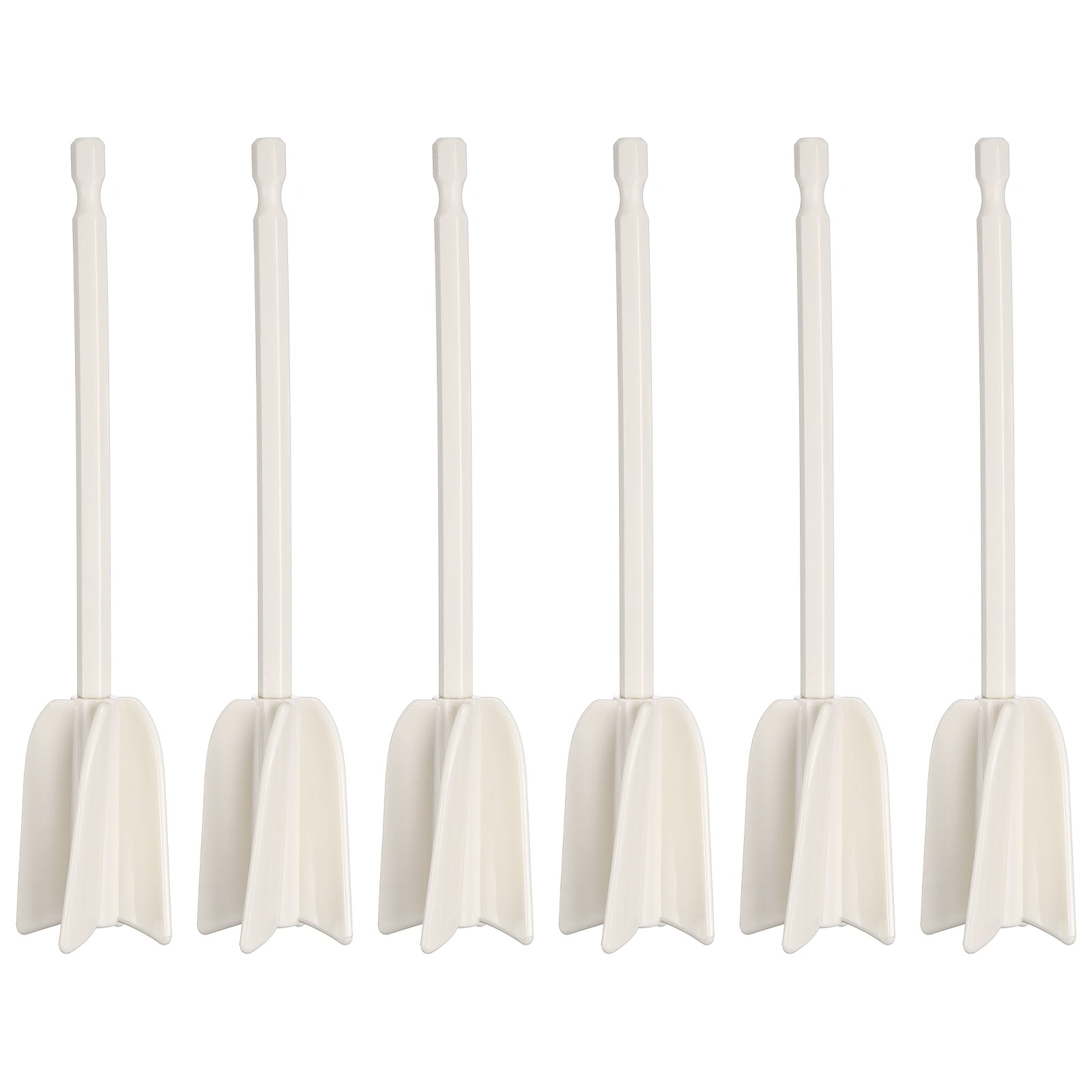 Uxcell 6Pcs Silicone Resin Mixer Paddles, 6.5" ABS Plastic Paint ...