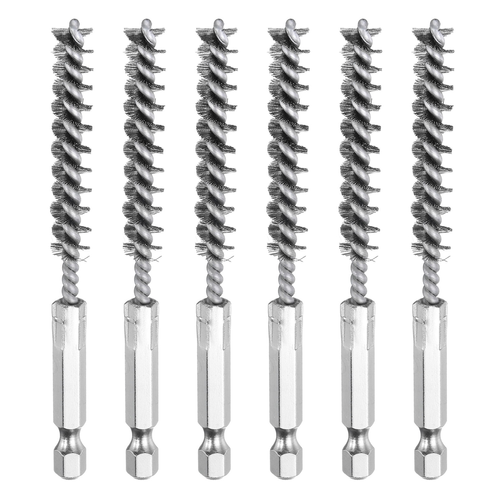 Uxcell 304 Stainless Steel Bore Brush Cleaning Twisted Wire Brush with ...