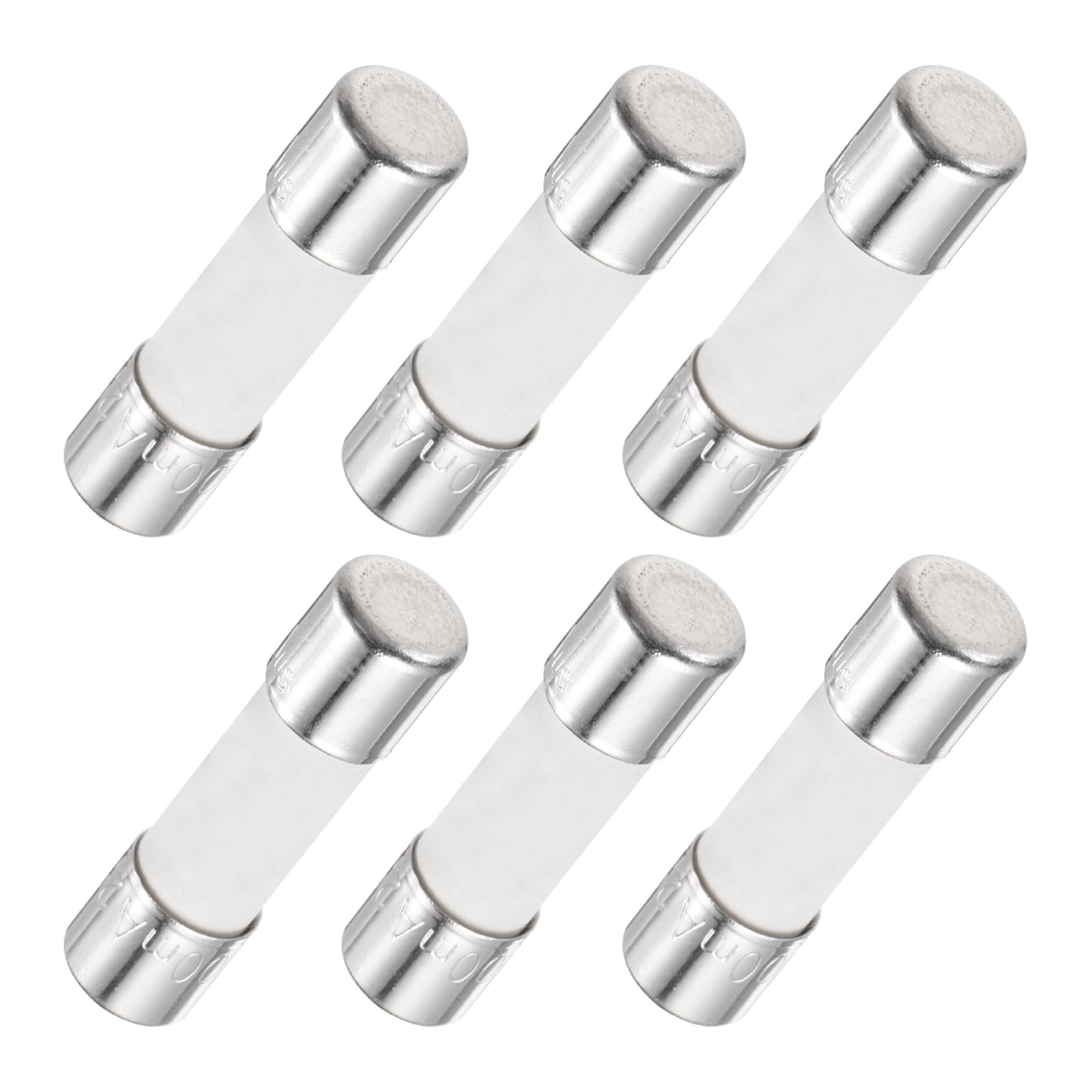 Uxcell 6Pcs Time Delay Fuse Ceramic Fuses Tube 5mm x 20mm 250V 0.2A for ...