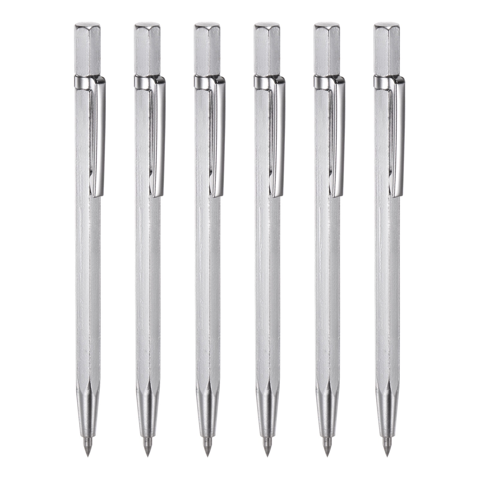 Uxcell 6Pcs Tungsten Carbide Tip Scriber with Clip Alloy Etching Pen ...