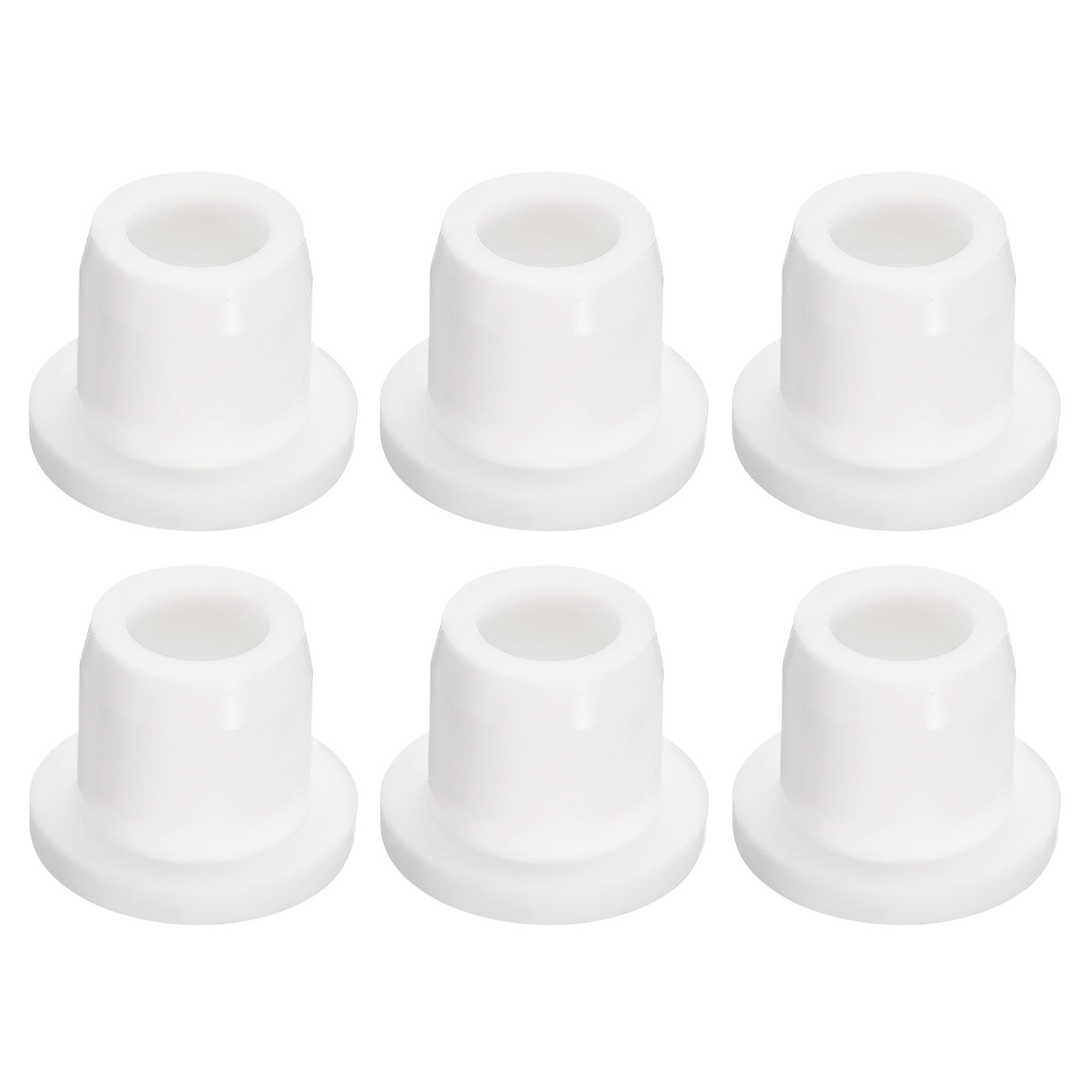 Uxcell 6Pcs White Plug Holes,Rubber Button Plug for 10-11mm/0.39-0.43 ...