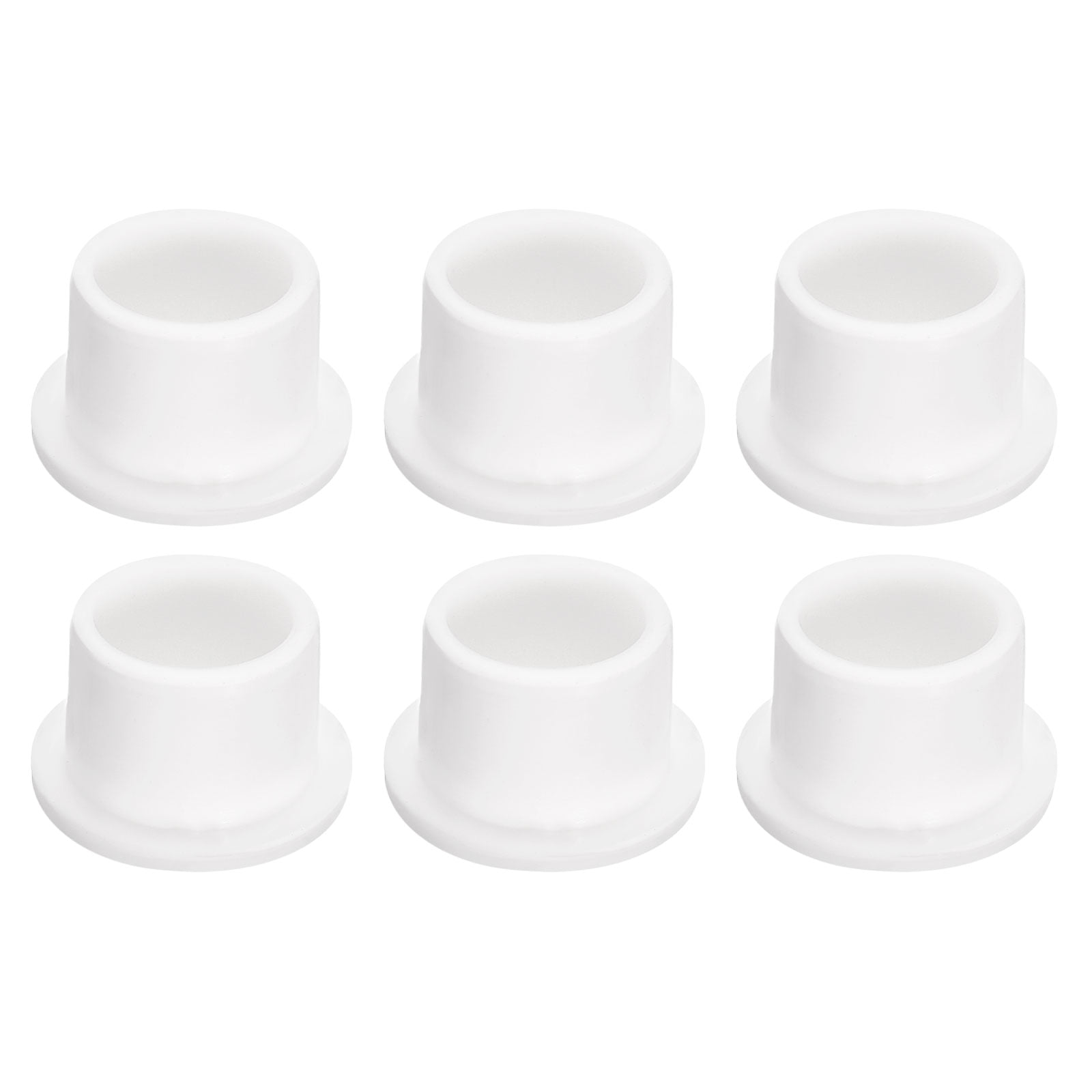 Uxcell 6Pcs White Plug Holes,Rubber Button Plug for 12mm/0.47" Hole ...