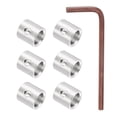 Uxcell 6Pcs Wire Rope Clips Set,M6 304 Stainless Steel Double Holes ...