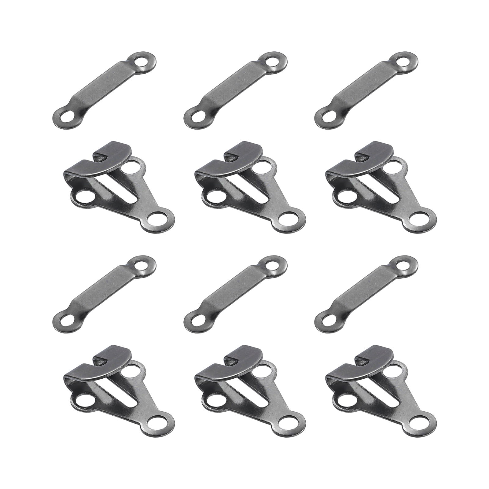 Uxcell 6Set Copper Sewing Hooks and Eyes Closure Set for Trousers ...