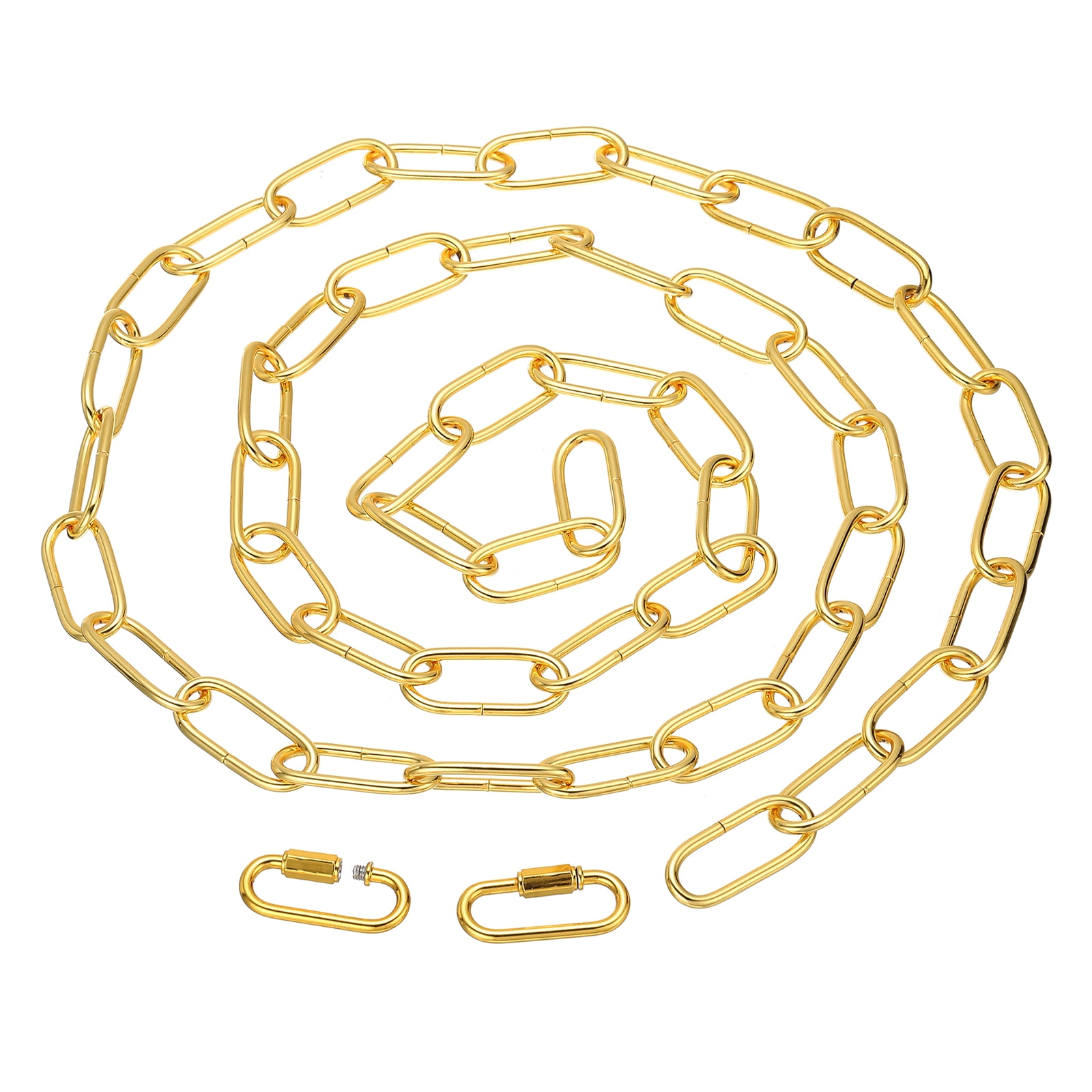 Uxcell 6ft Lighting Hanging Chain, Looping Chain with Connectors for ...