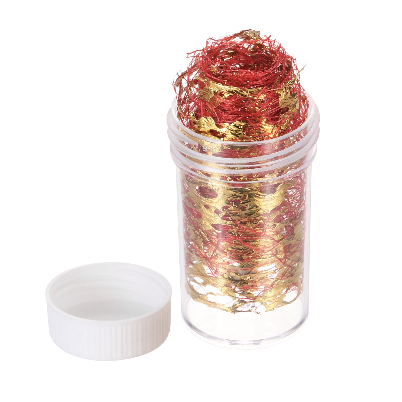 Uxcell 6g Gold Flakes 1 Bottles Gold Foil Sheets with Red Mesh ...