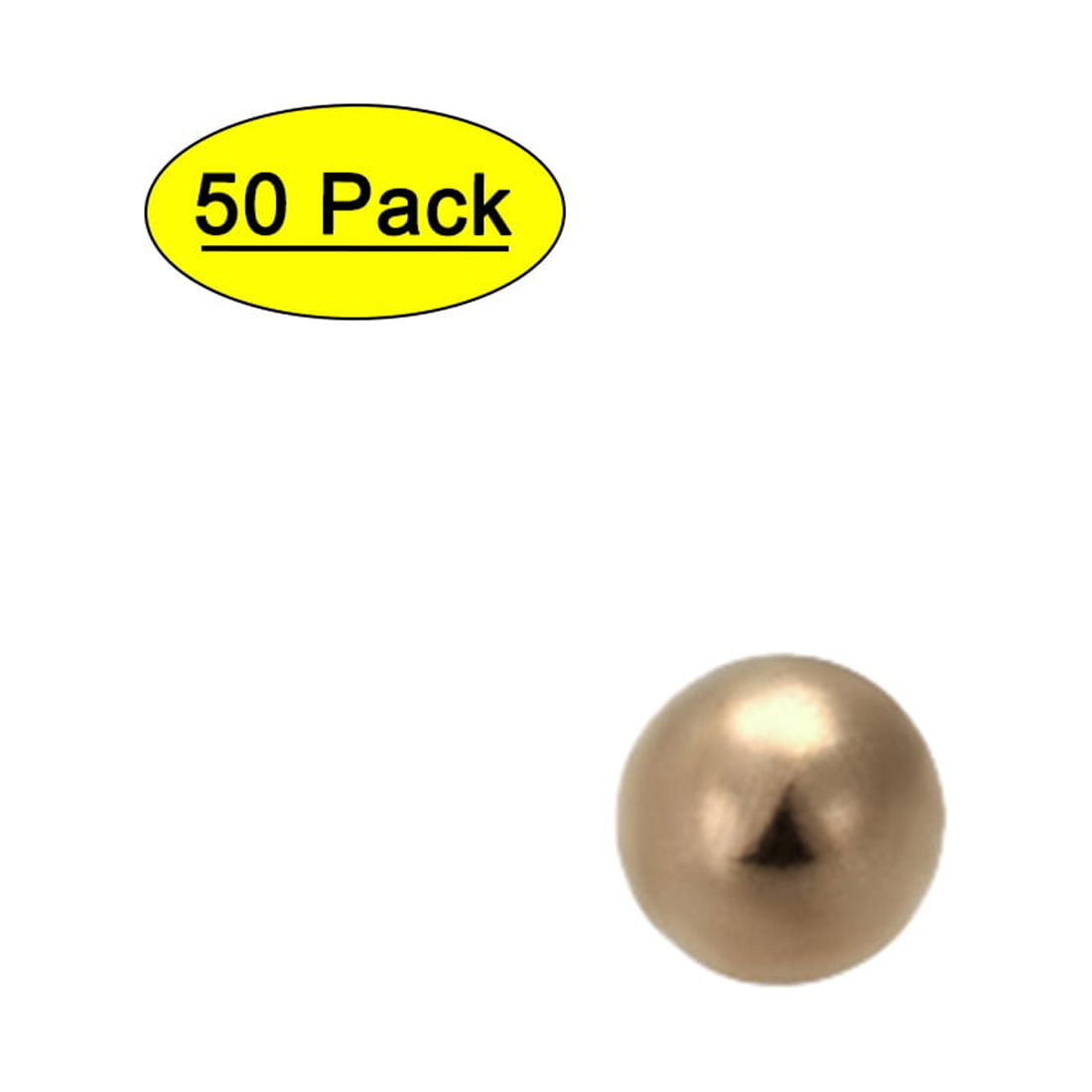 Uxcell Bearing Balls Metric Brass Precision Ball 6mm /0.26" - Walmart.com