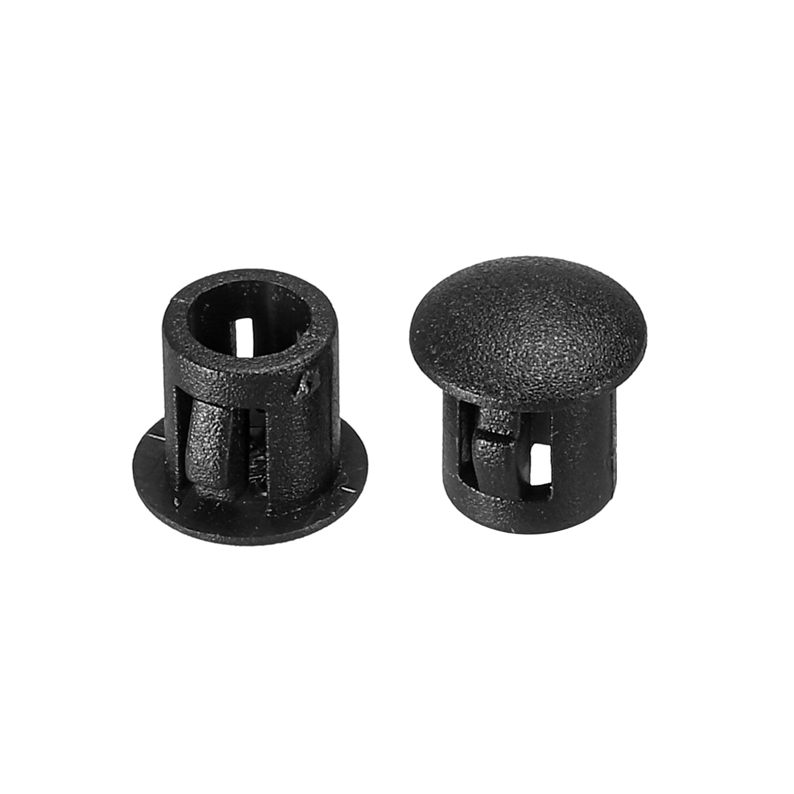Silicone Plugs For Round Holes 60-Pack Black Plastic Hole Plugs – 6mm ...
