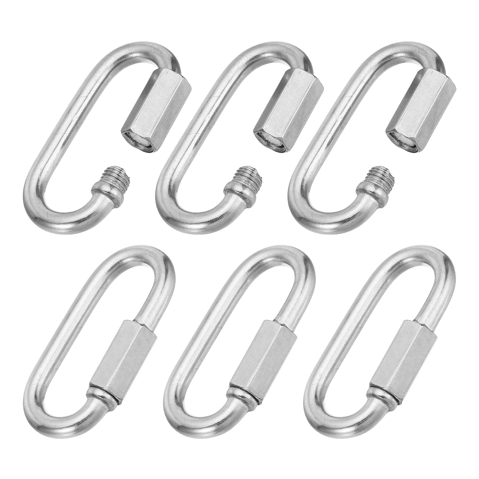 Uxcell 6mm 304 Stainless Steel Chain Quick Links Screw Locking Chain ...