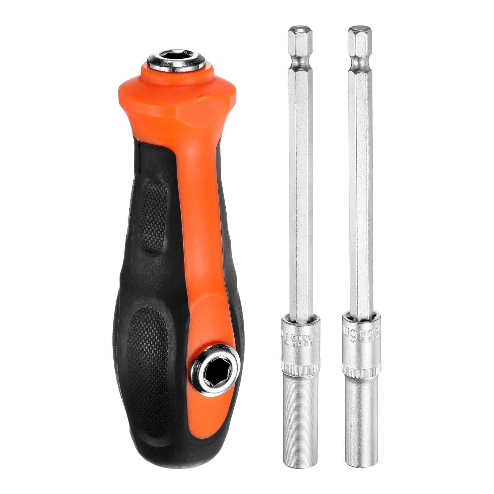 Uxcell 6mm 7mm Metric Nut Driver with 1/4" Hex Nut Screwdriver Bit ...