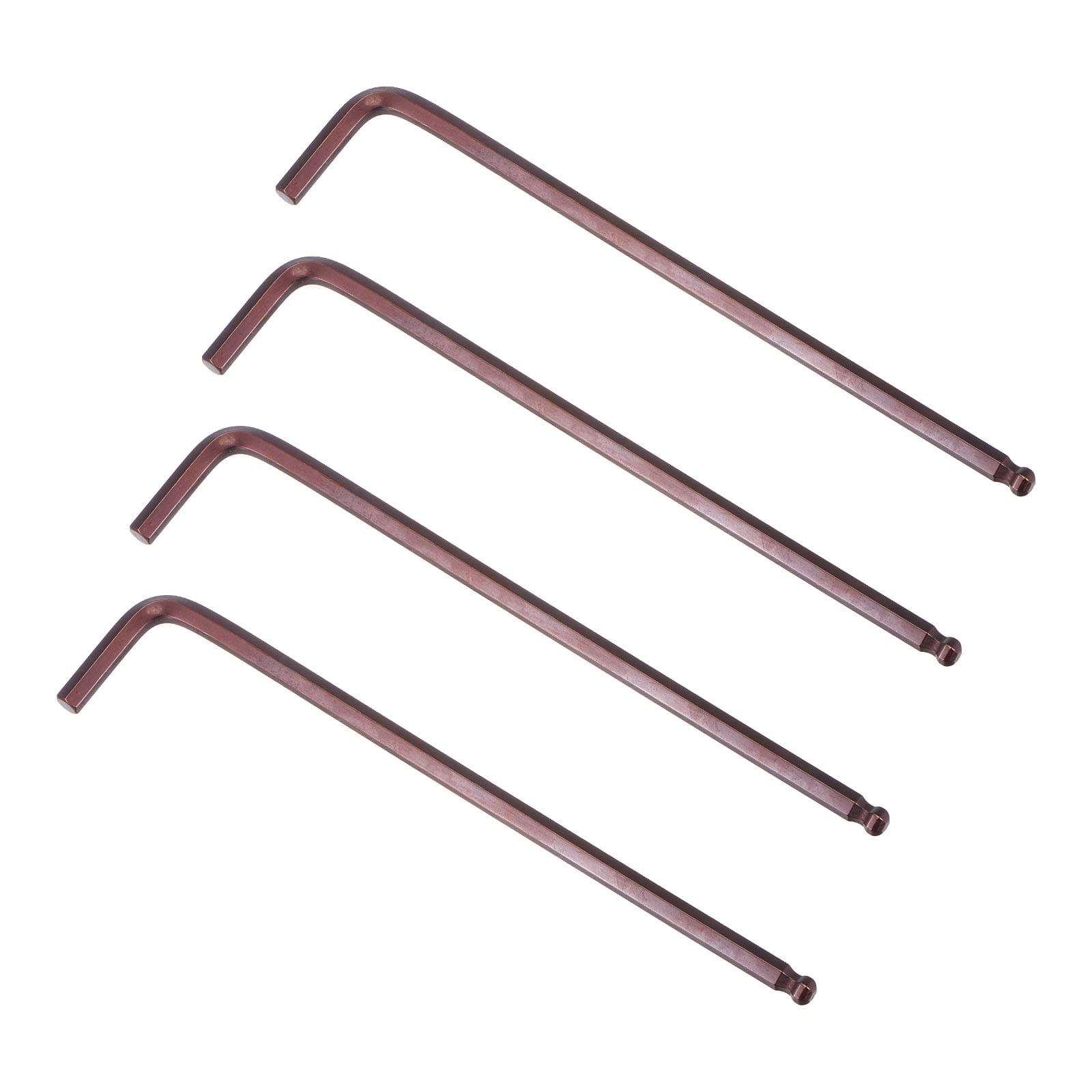 Uxcell 6mm Ball End Hex Wrench, L Shaped Long Arm S2 Steel Repairing ...
