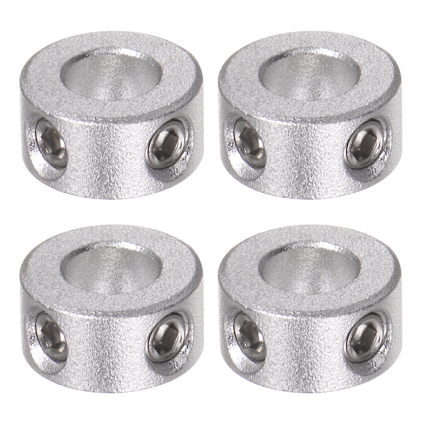 Uxcell 6mm Bore Set Screw Shaft Collars Aluminum Alloy, 12mm OD, 6mm ...