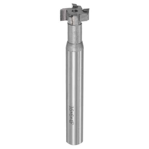 Uxcell 6mm Depth 16mm Cutting Dia 10mm Shank Carbide Tip 4 Flutes T ...
