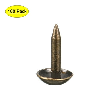 Uxcell Push Pin Hooks Plastic Head Wall Thumb Tack Hanging Nails, Black ...