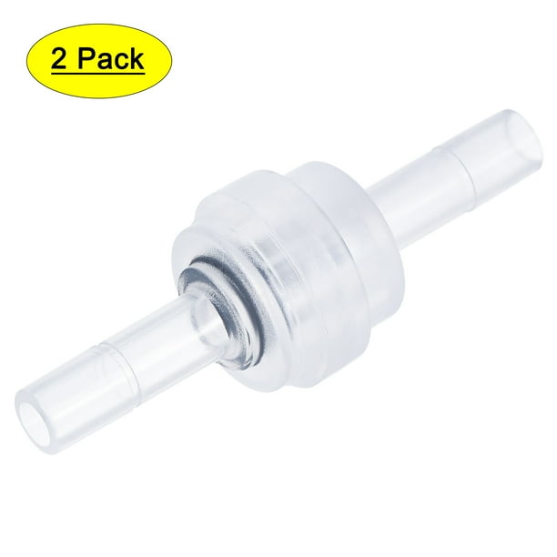 Uxcell 6mm Dia. Hose Connector Non Return One Way Check Valves ...