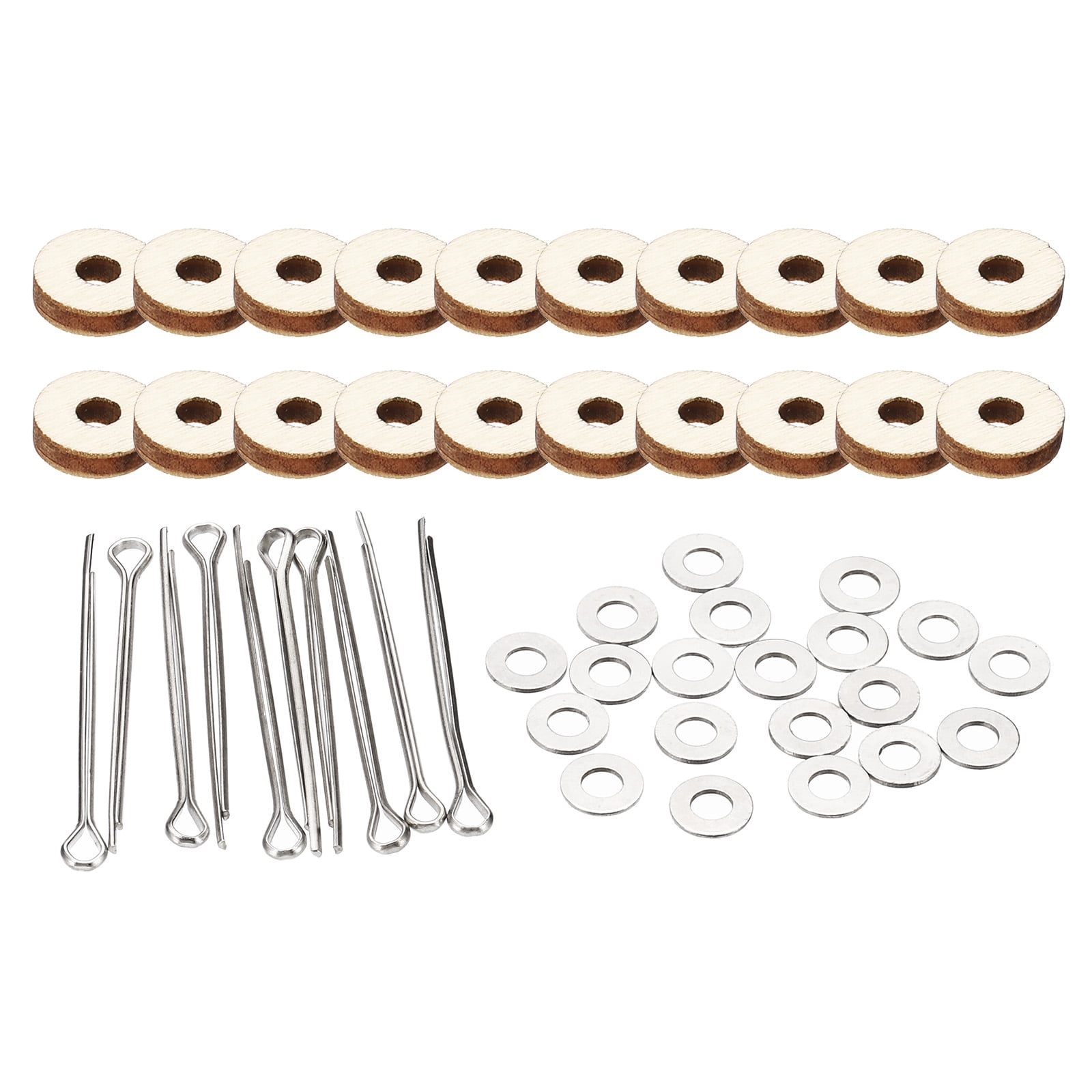 Uxcell 6mm Doll Joints, 20 Set Cotter Pin Joints Connector and ...