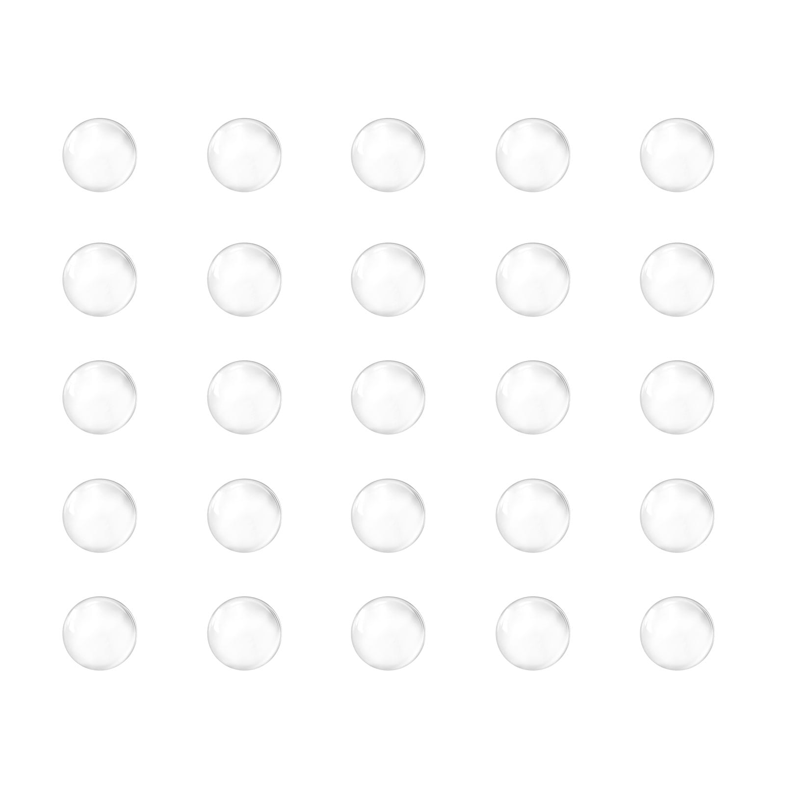 Uxcell 6mm Glass Ball Boiling Stones Soda Lime Glass Beads, Clear 250 ...