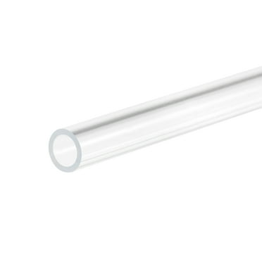 Acrylic Pipe Clear Rigid Round Tube 6mm ID 10mm OD 10" for Lamps and ...