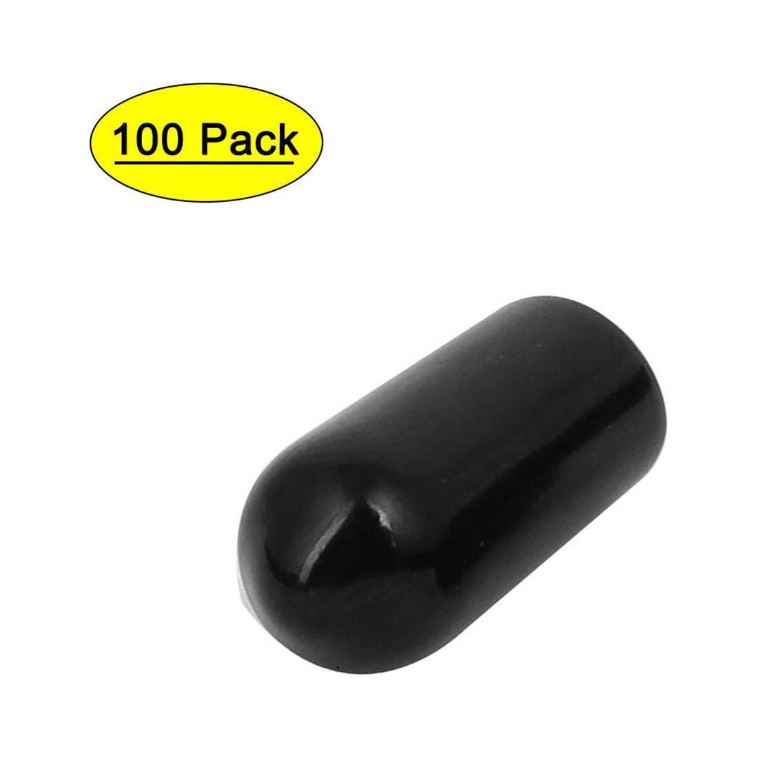 Uxcell 6mm Inner Dia Rubber Hose End Cap Screw Thread Protector Cover ...