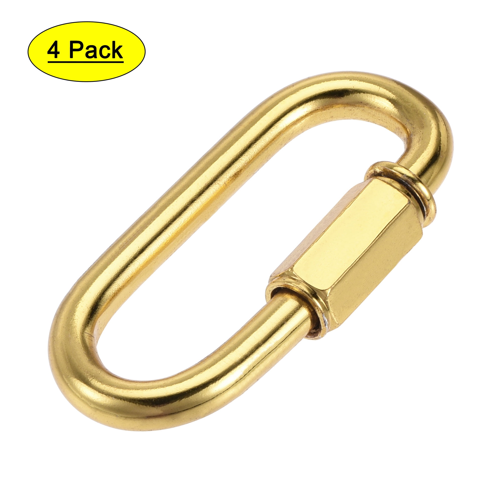 Uxcell 6mm Oval Shape Quick Link Screw Lock Chain Connector ...