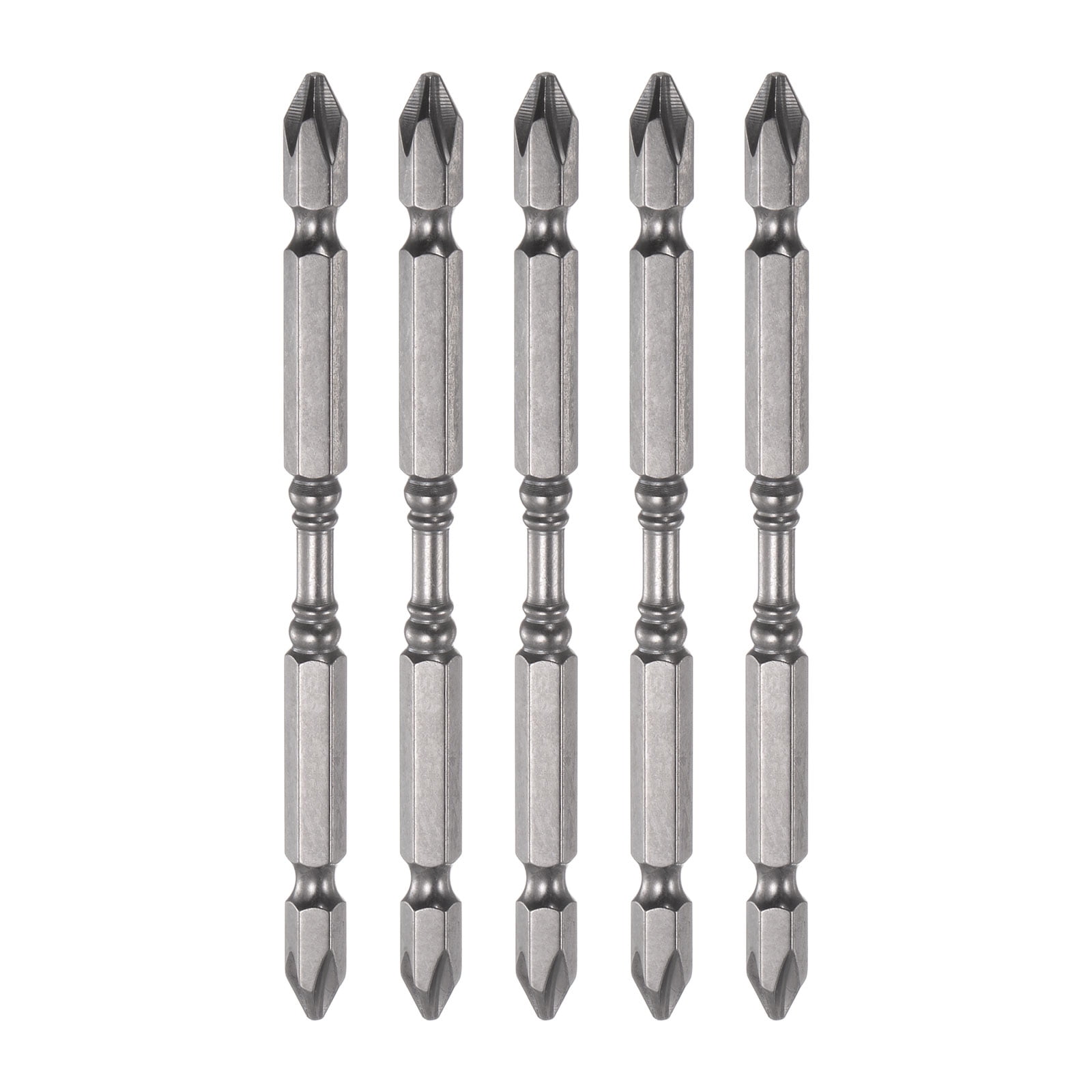 Uxcell 6mm PH2 Magnetic Double End Phillips Screwdriver Bit 4.3" Length ...