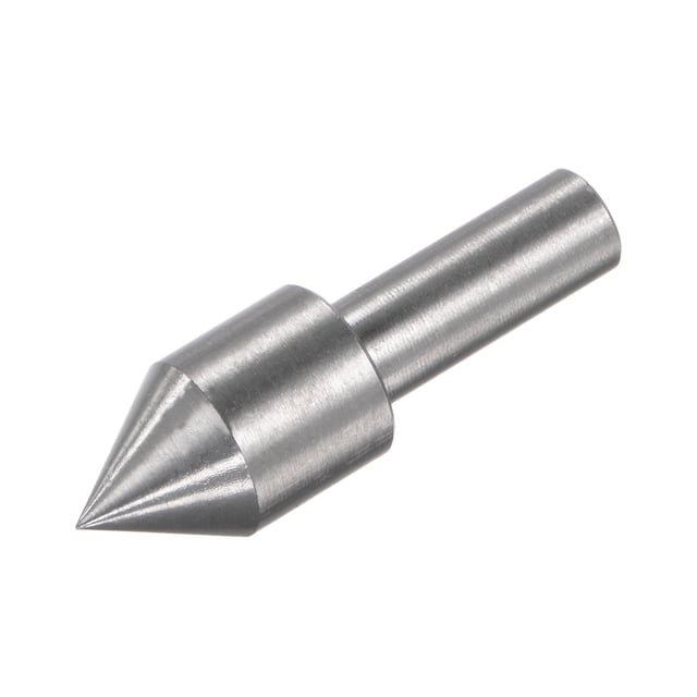 Uxcell 6mm Shank, 10mm Dia Plum Dead Center Cone Tip for Mini CNC Lathe ...