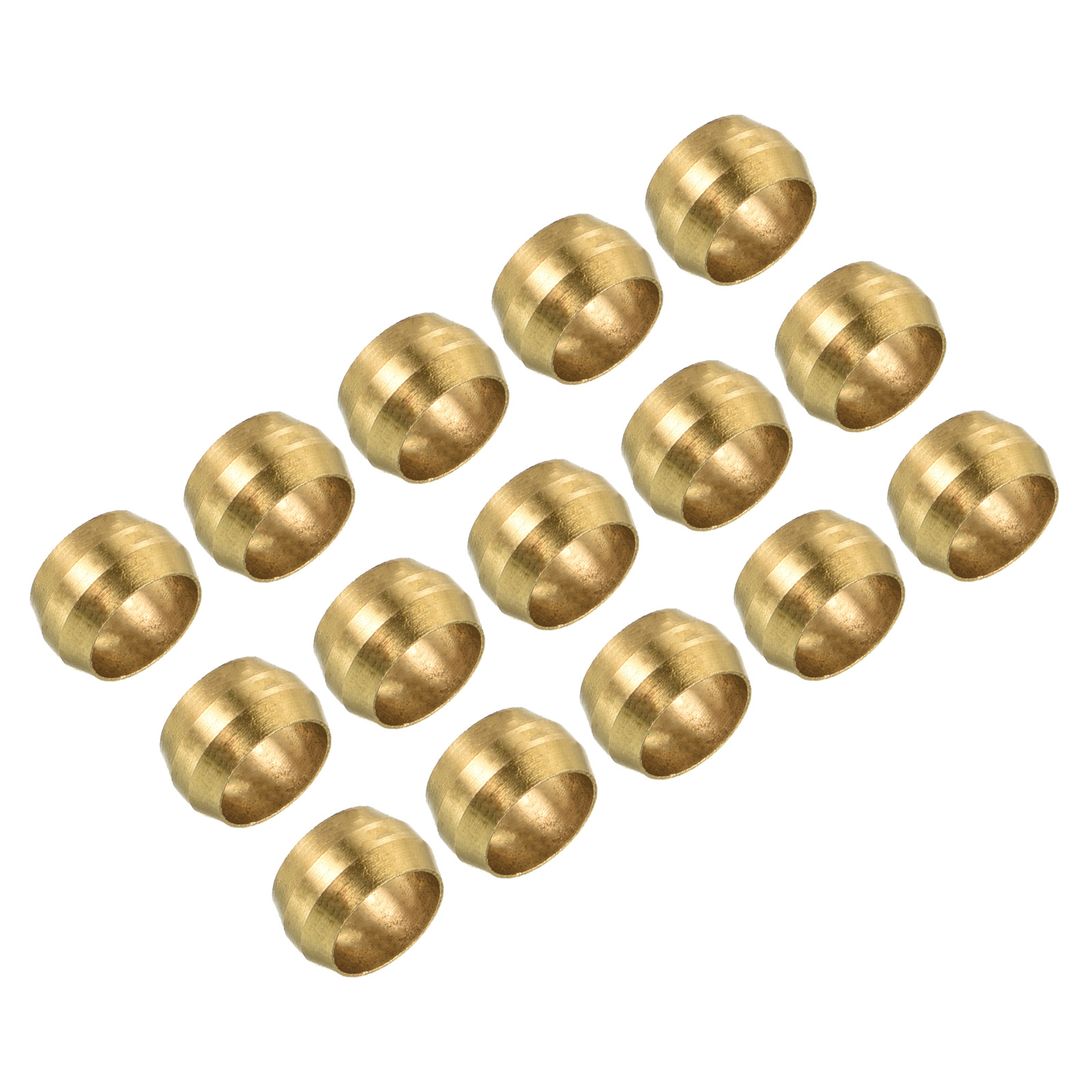 Uxcell 6mm Tube Brass Compression Sleeve Ferrules, 15 Pack - Walmart.com