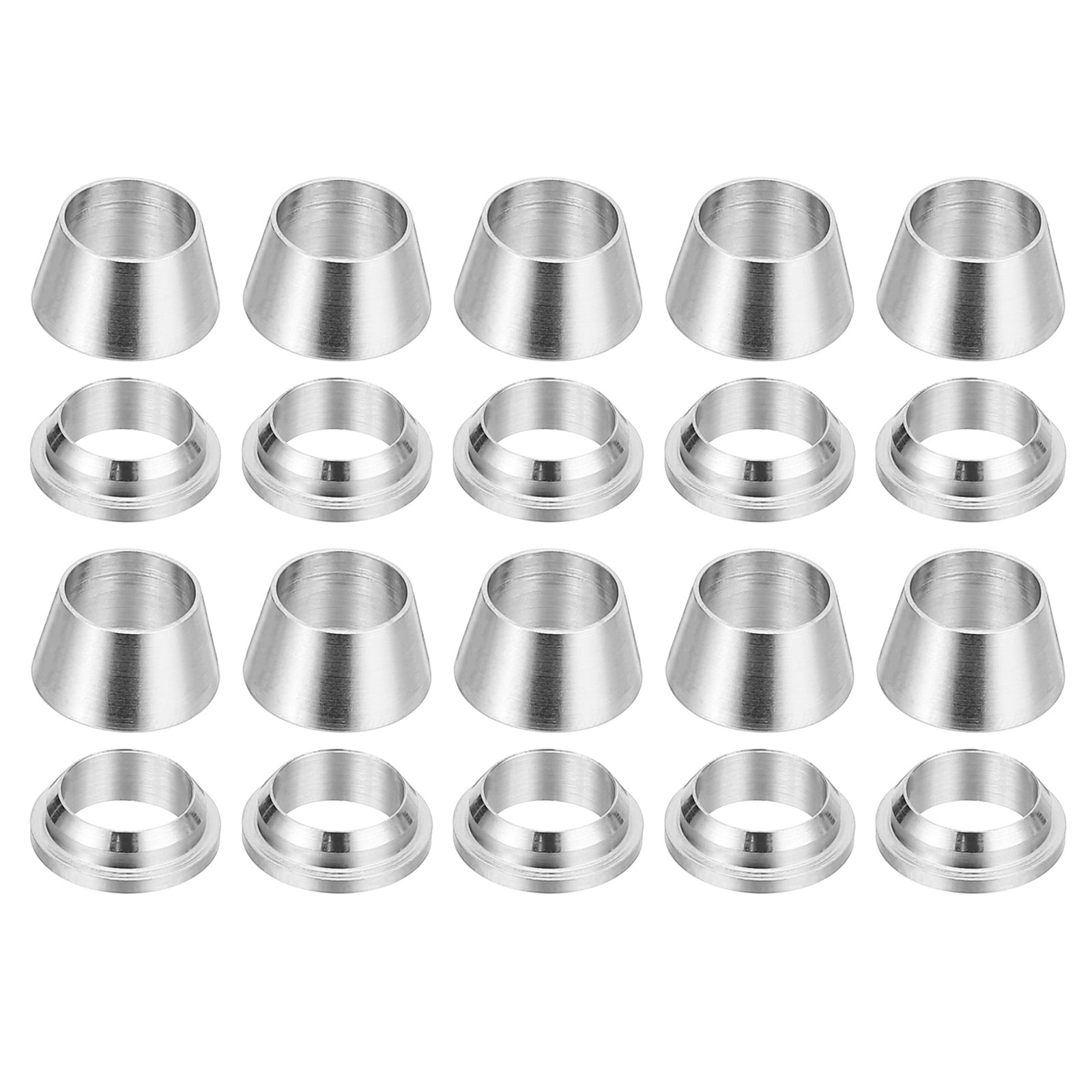 Uxcell 6mm Tube OD 304 Stainless Steel Compression Tube Fitting Sleeve ...