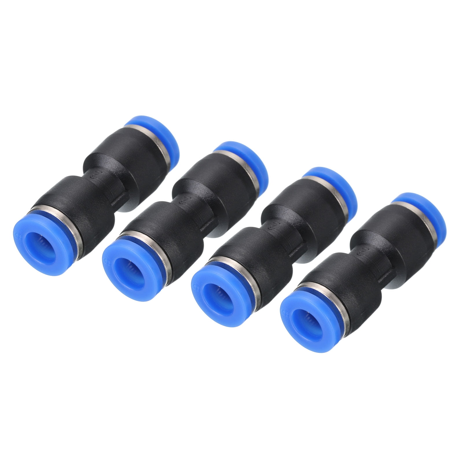 Uxcell 6mm Tube OD Quick Connect Push to Connector Fitting, Black 4Pcs - Walmart.com