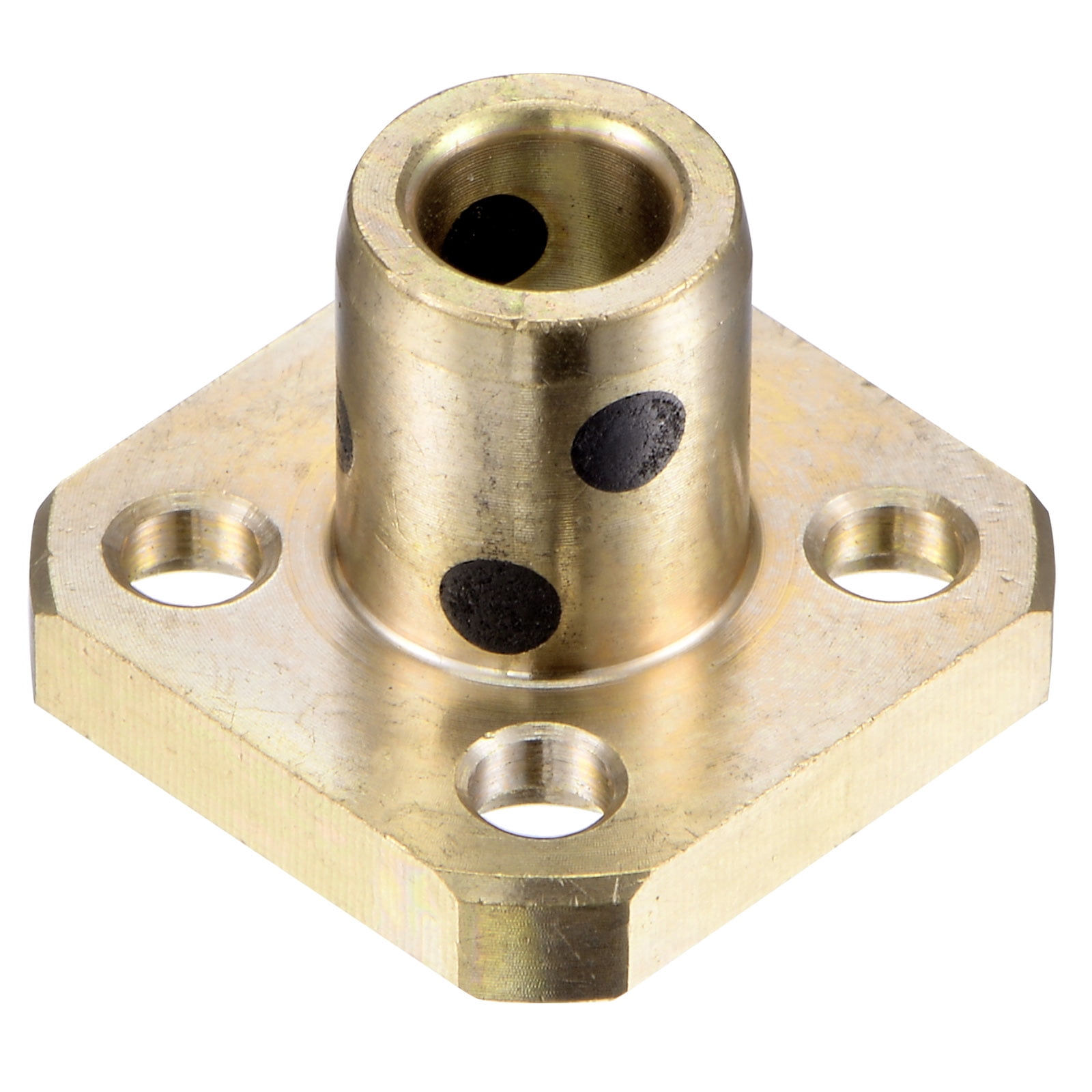 Uxcell 6mm x 10mm x 15mm Sleeve Bearings Square Flanged Wrapped Oilless ...