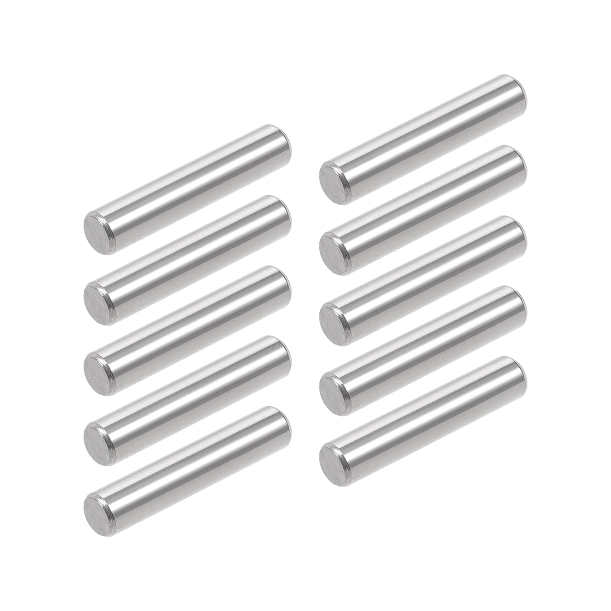 Uxcell 6mmx30mm 304 Stainless Steel Dowel Pin 10 Pack - Walmart.com