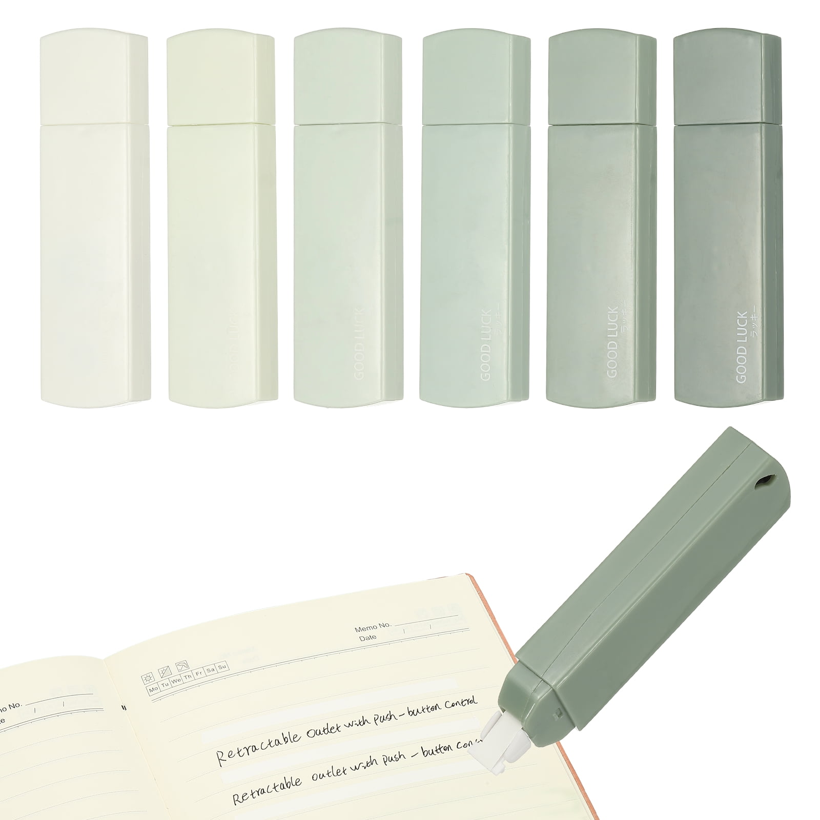 Uxcell 6pack 20 ft Correction Tape, Correction Tape Cute Mini Tear ...