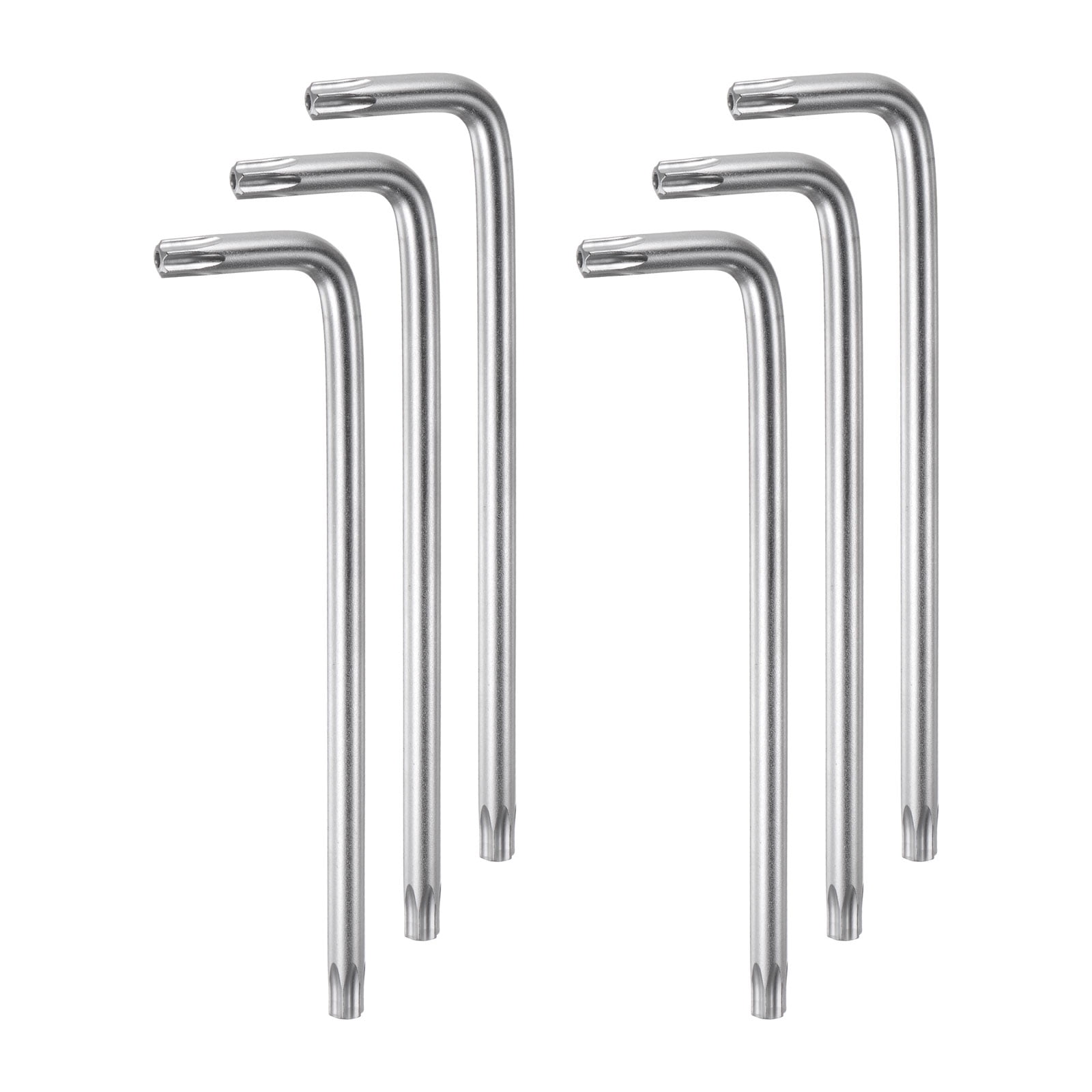 Uxcell 6pack Torx Hex Key Wrench T45 High Carbon Steel Star Hex Wrench ...