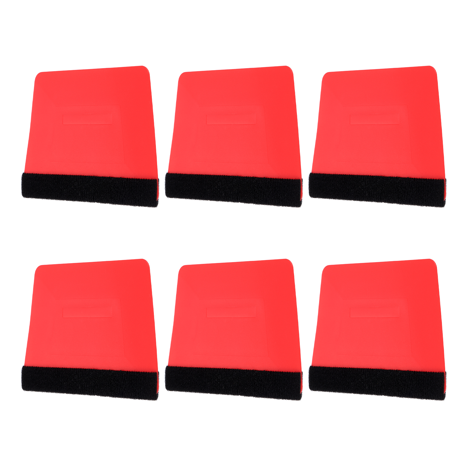 Uxcell 6pack Vinyl Squeegee, Felt Edge Decal Tool, 4-Inch Scraper for ...