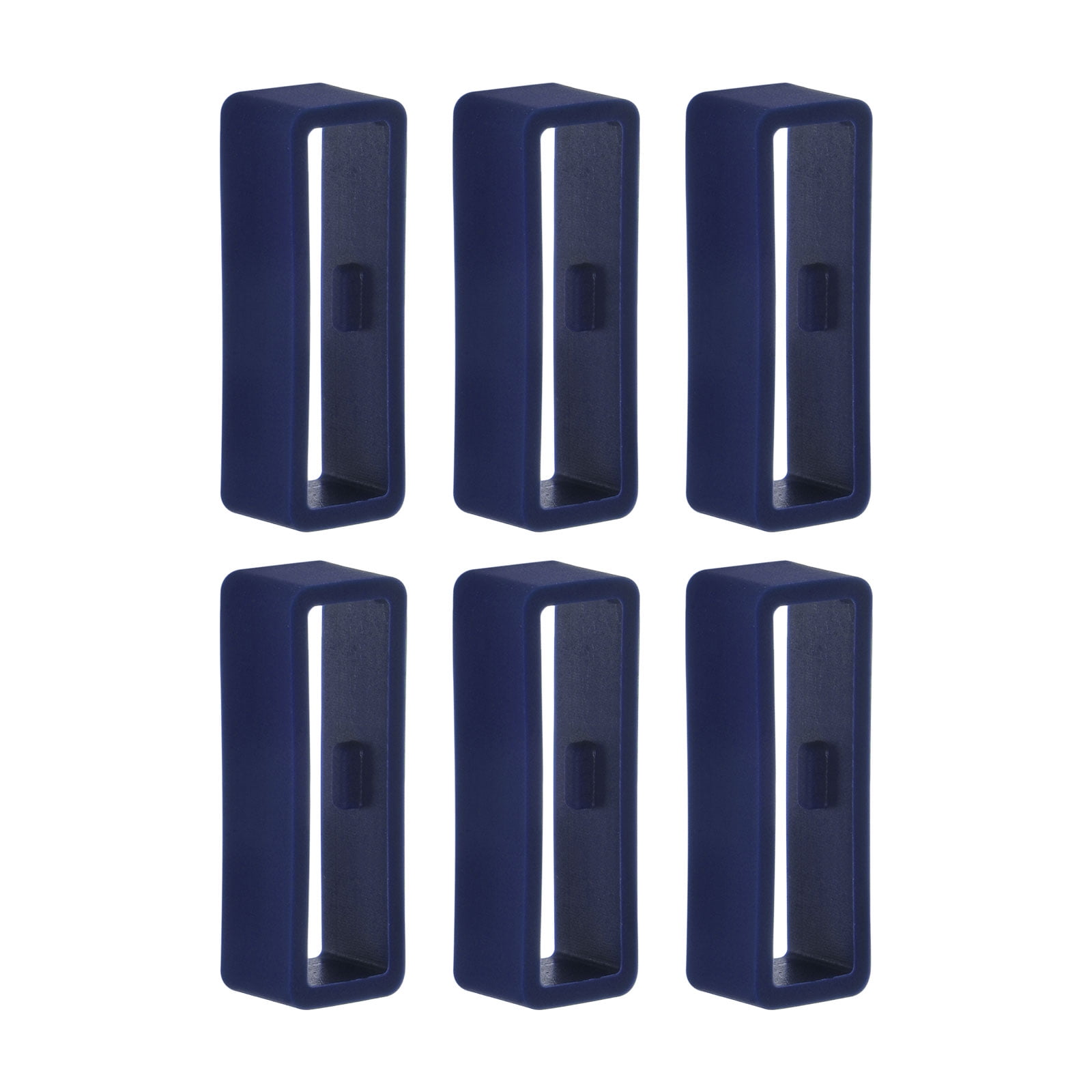 Uxcell 6pack Watch Strap Loop Fastener Rings 26mm Rubber Watch Holder ...