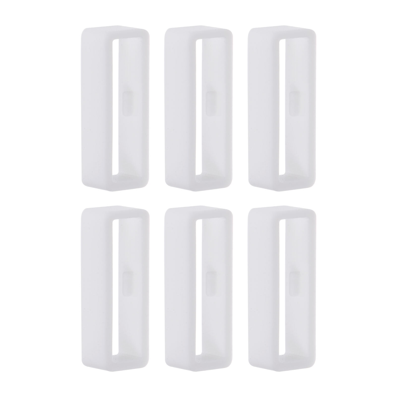 Uxcell 6pack Watch Strap Loop Fastener Rings 26mm Rubber Watch Holder ...