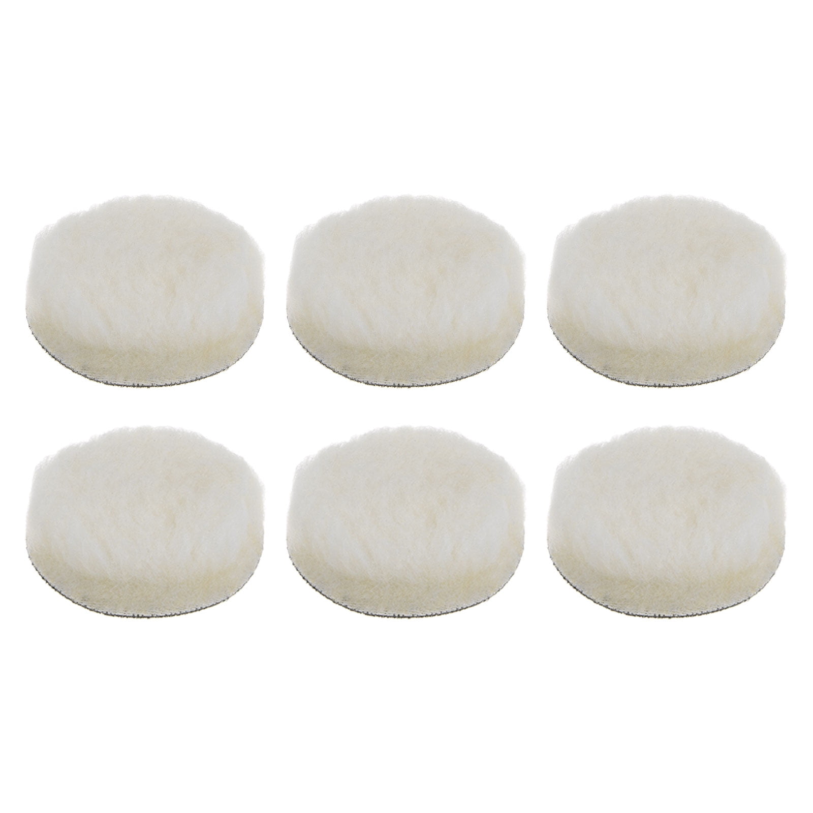 Uxcell 6packs Wool Buffing Pads 3 Inch Polishing Pad Polishing Buffing ...