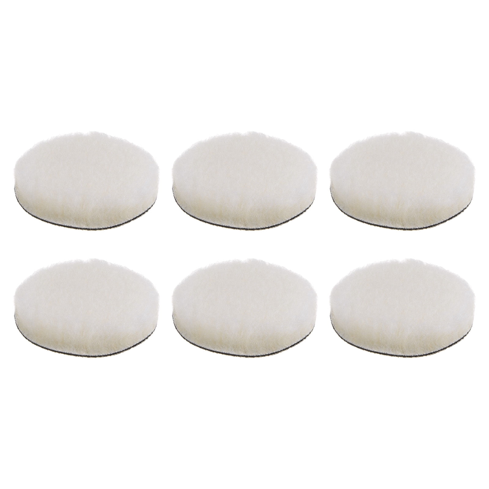 Uxcell 6packs Wool Buffing Pads 4 Inch Polishing Pad Polishing Buffing ...